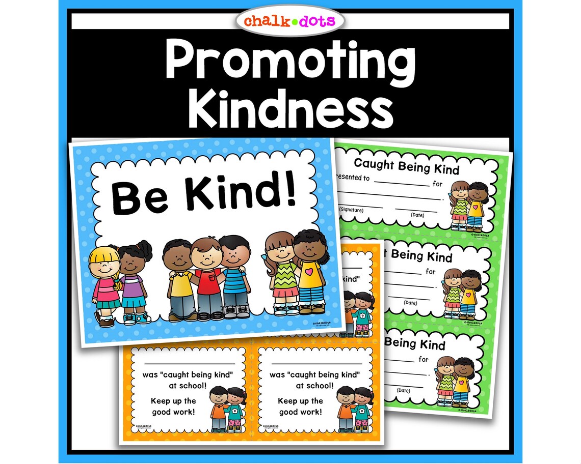 Caught Being Kind Certificates, Random Acts of Kindness Cards ...