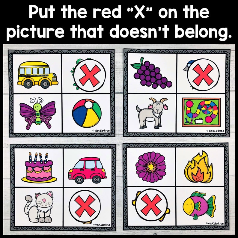 Beginning Sounds, Which Beginning Sound Doesn't Belong, Beginning Sound ...