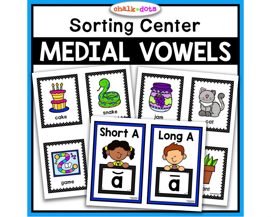 Vowel Sounds, Medial Vowels, Short and Long Vowel Sounds, Phonics ...