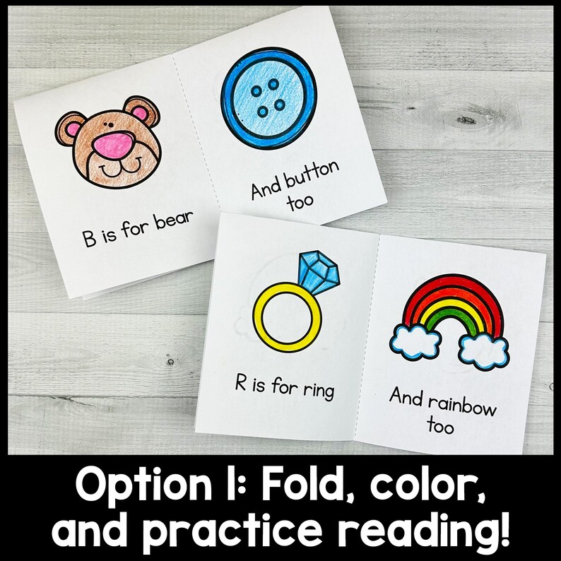 Alphabet Mini Books, Beginning Sounds, Phonics, Printables, Letter ...