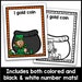 St. Patrick's Day Counting Mats, Number Mats, Play Dough Mats, Numbers ...