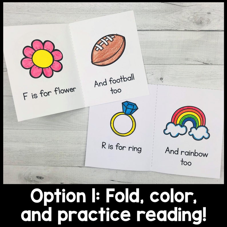 Alphabet Mini Books, Beginning Sounds, Phonics, Printables, Letter ...