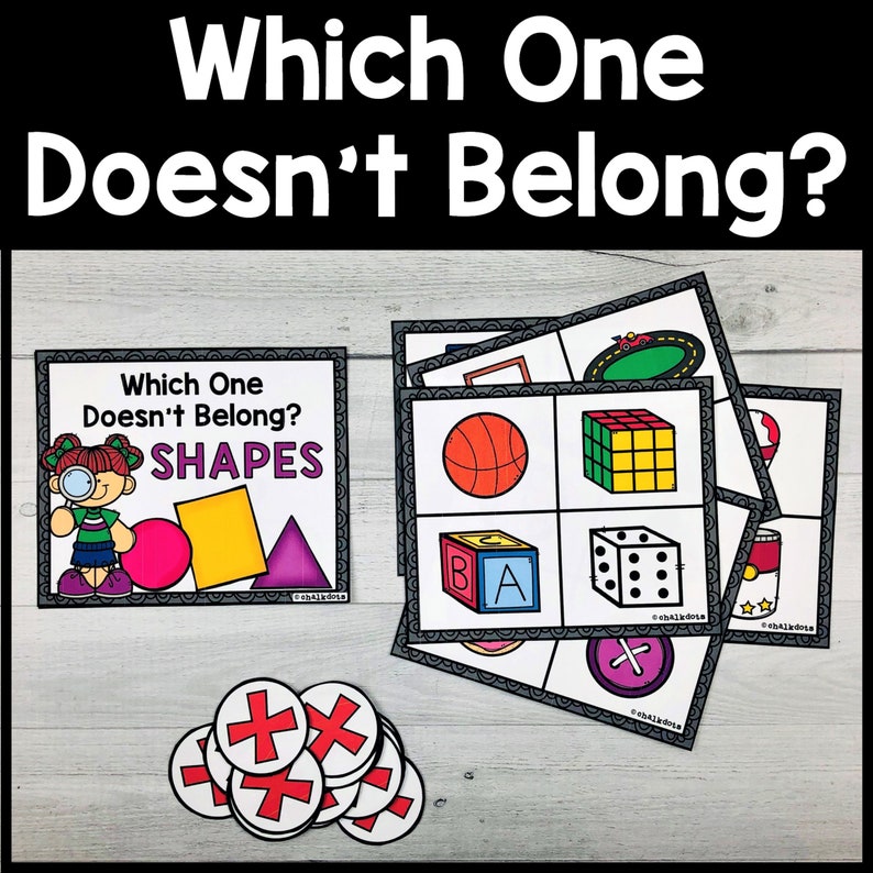Shape Activity, 2D & 3D Shapes, Which Shape Doesn't Belong, Shape ...