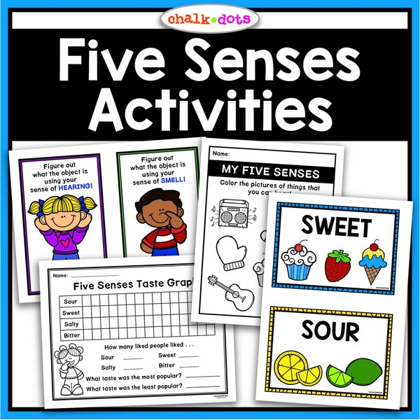 Five Senses Activities, Five Senses Unit, Preschool, Prek, Kindergarten ...
