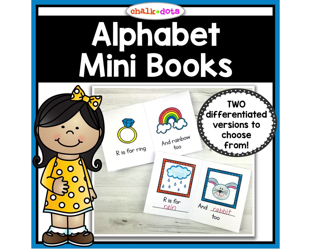 Alphabet Mini Books, Beginning Sounds, Phonics, Printables, Letter ...