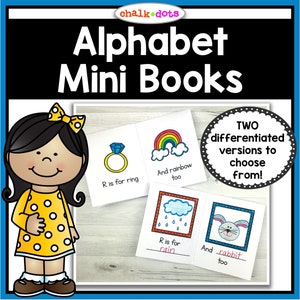 Alphabet Mini Books, Beginning Sounds, Phonics, Printables, Letter ...