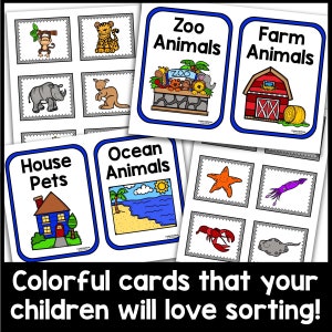 Animal Sort, Animal Homes, Animal Camouflage, Preschool, Prek ...