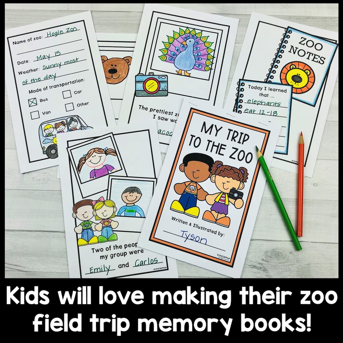 Zoo Scavenger Hunt, Zoo Field Trip Activities, Zoo Animal Cards, Zoo ...