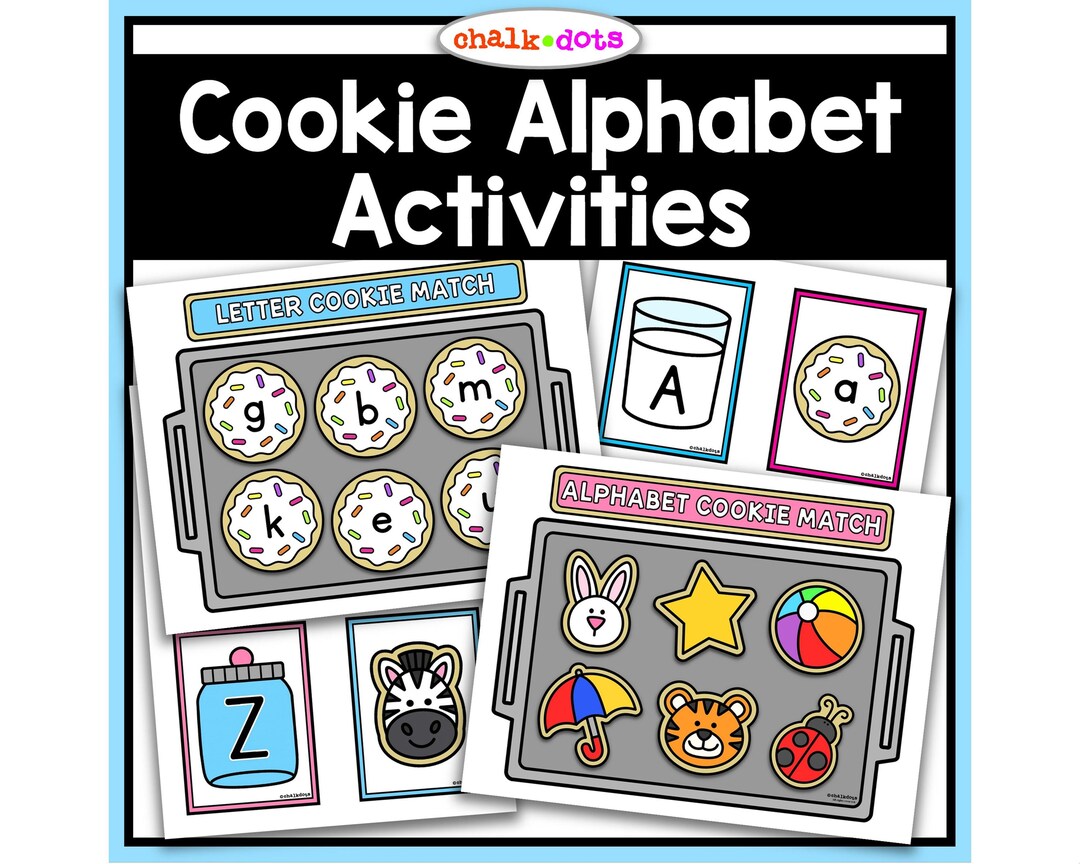 Cookie Alphabet Activities | Beginning Sounds | Letter Recognition ...