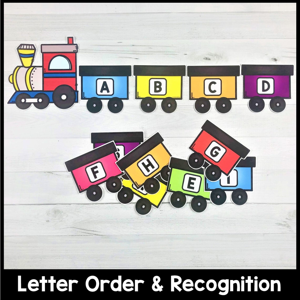 Alphabet Train Alphabet Activity Letter Sounds Letter | Etsy