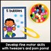 Bubble Counting Mats, Number Mats, Play Dough Mats, Numbers 1-10 ...
