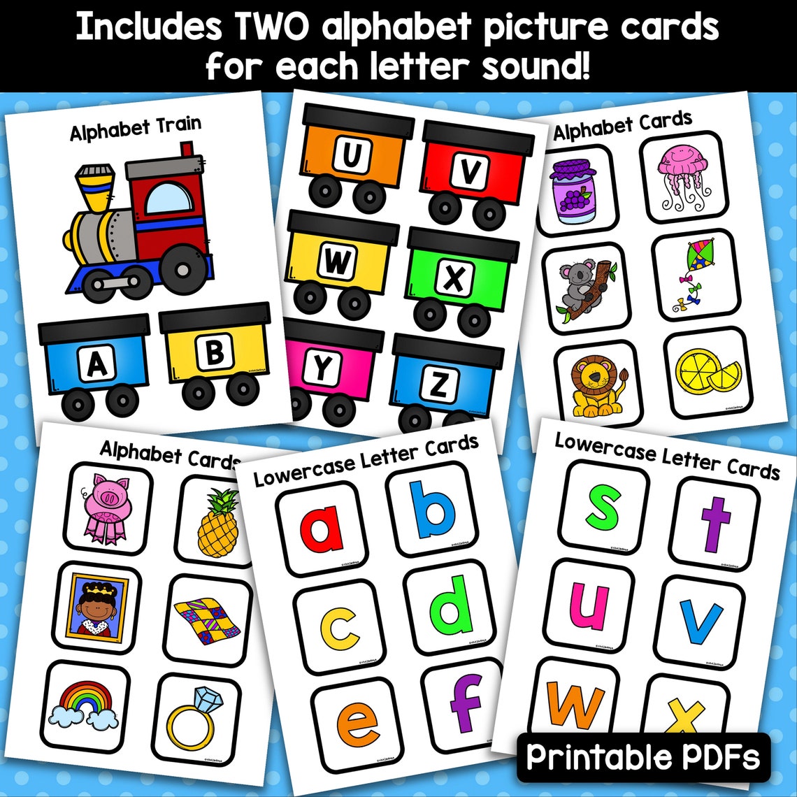 Alphabet Train Alphabet Activity Letter Sounds Letter | Etsy