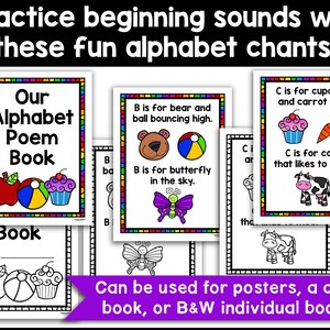 Alphabet Books, Alphabet Poems and Chants, Alphabet Posters, Beginning ...