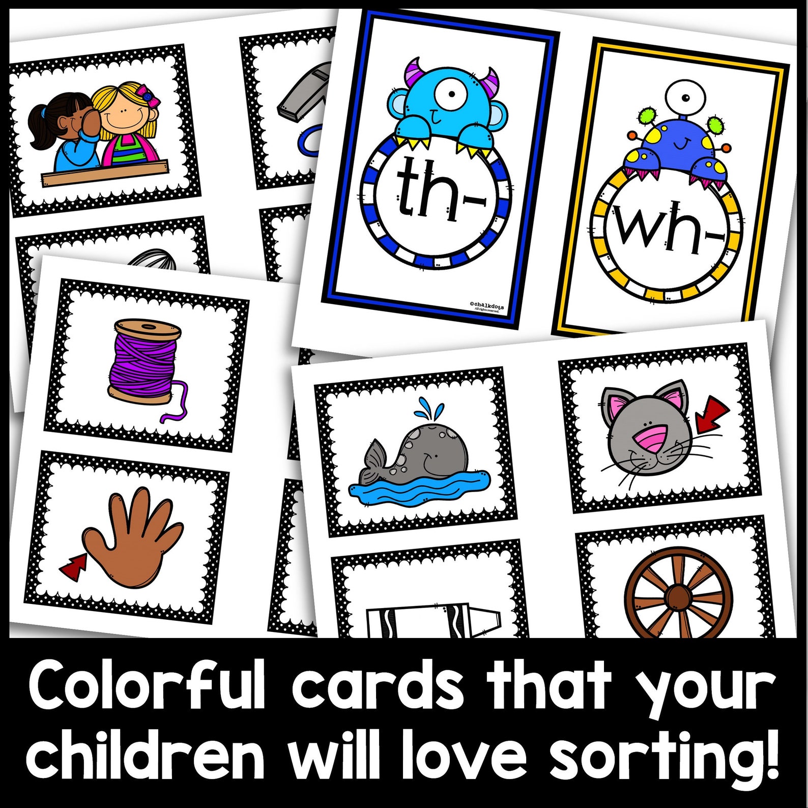 Digraph Sort, Beginning Digraphs, Digraph Sorting Cards, Phonics, Prek ...