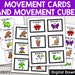 Movement Cards Movement Cubes Action Cards Preschool Prek - Etsy