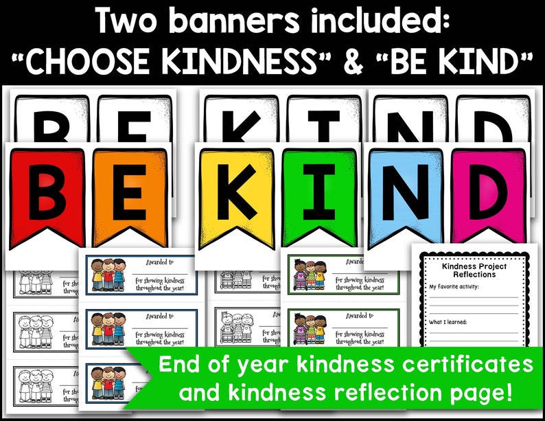 Kindness Activities and Posters, Random Acts of Kindness, Year-long ...