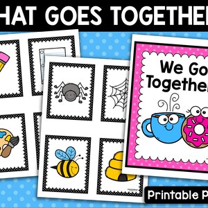 What Goes Together Making Associations We Belong Together | Etsy