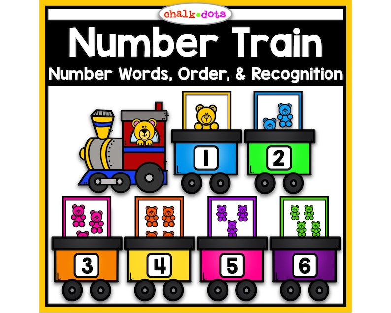 Number Train, Number Activities, Counting, Number Recognition, Number ...