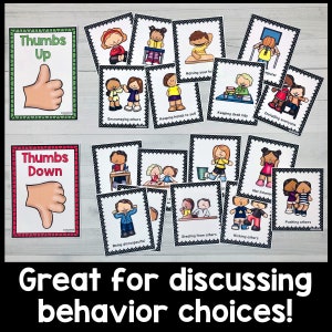 Behavior Sort, Good and Bad Choices, Positive and Negative Behavior ...