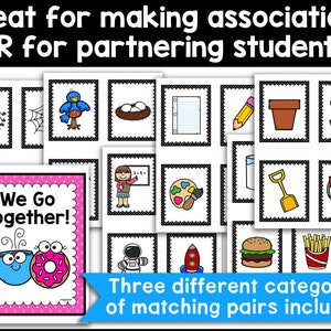 What Goes Together, Making Associations, We Belong Together, Partner ...