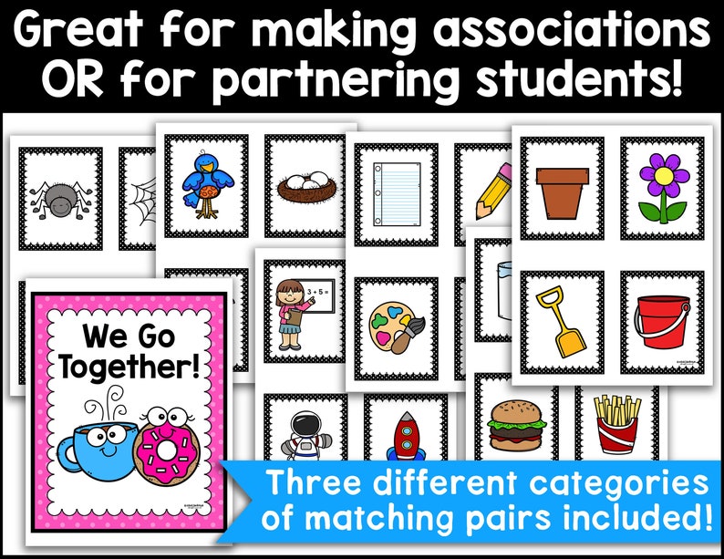 What Goes Together, Making Associations, We Belong Together, Partner ...