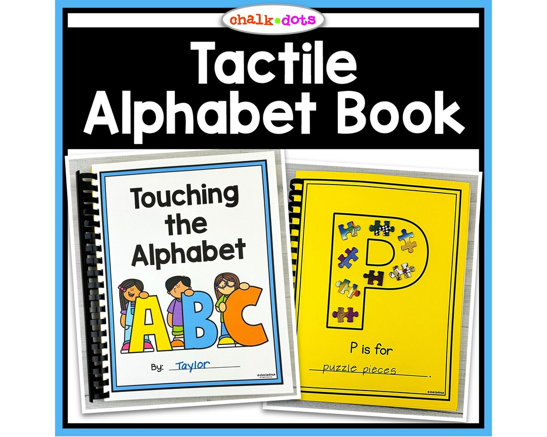 Alphabet Book, Tactile Book, Sensory Alphabet Book, Beginning Sounds ...
