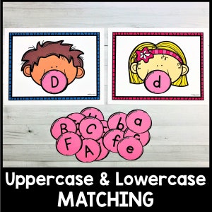 Uppercase and Lowercase Letters, Letter Sort, Letter Match, Circle Time ...