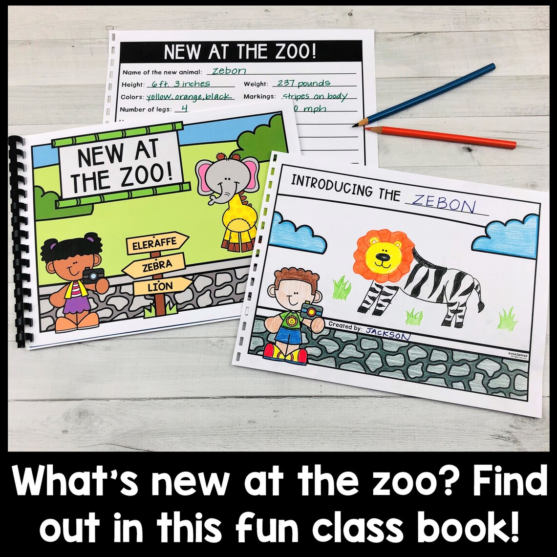 Zoo Writing Activities, Zoo Writing Prompts, Writing Center ...