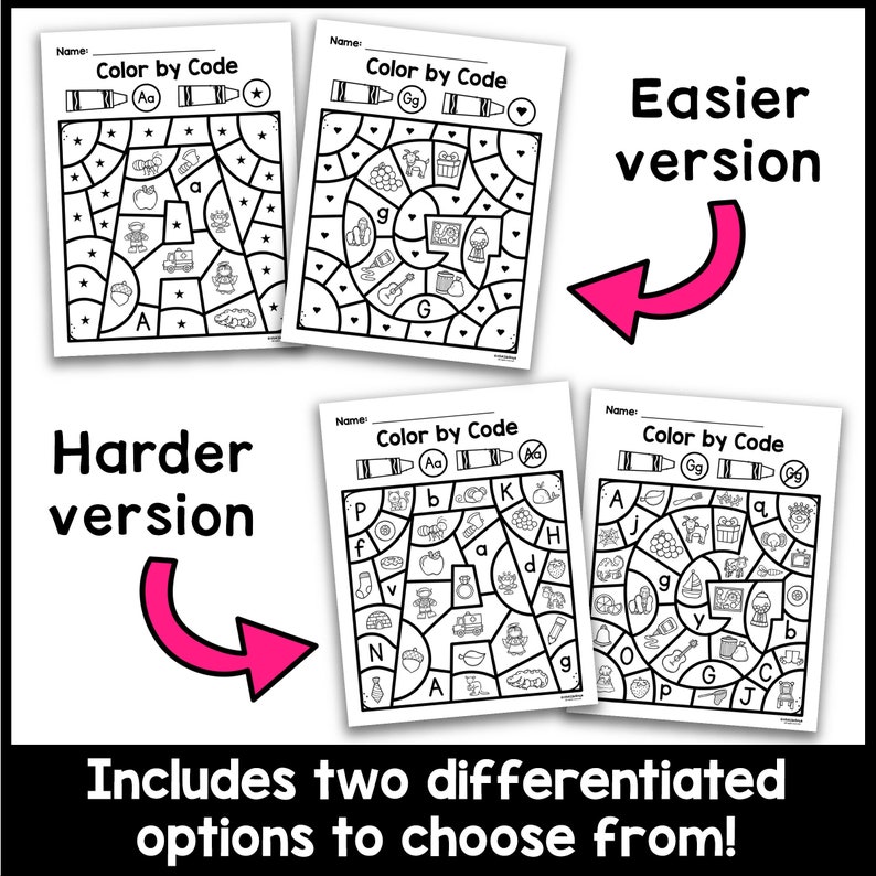 Beginning Sounds, Color by Code, Alphabet Printables, Initial Sounds ...