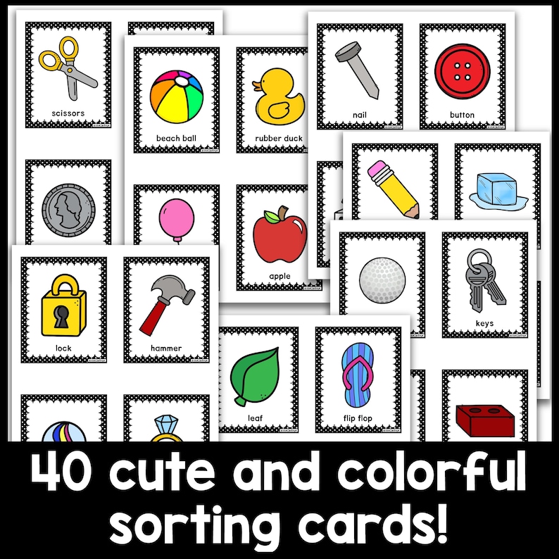 Sink or Float Sort, Science Activity, Preschool, Prek, Kindergarten ...