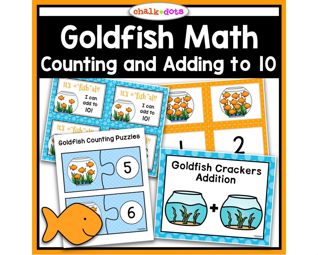 Goldfish Math, Counting to Ten, Addition to Ten, Number Recognition ...