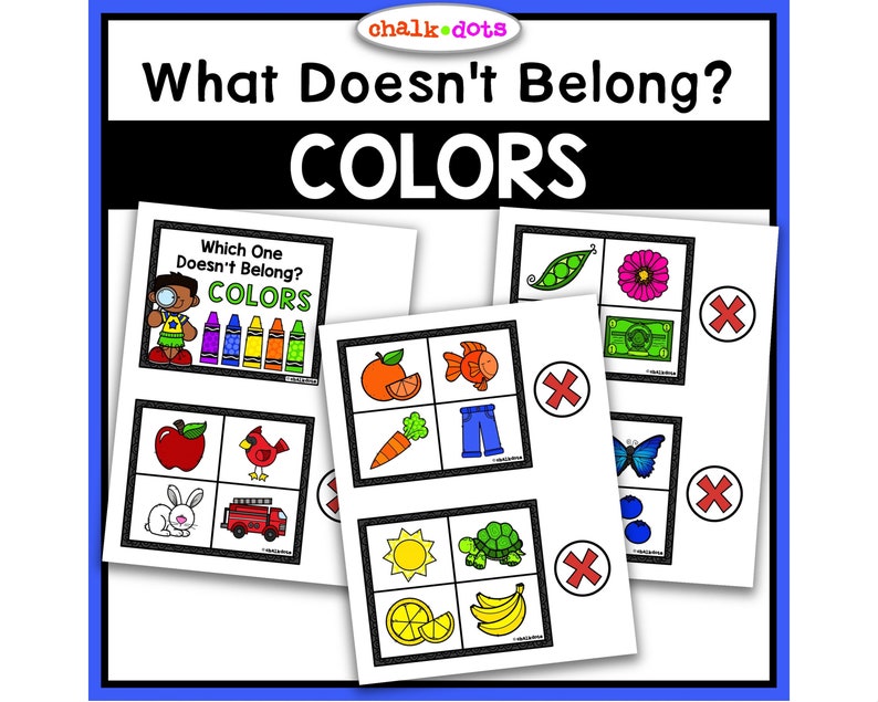 Color Activity, Which Color Doesn't Belong, Color Recognition, What ...