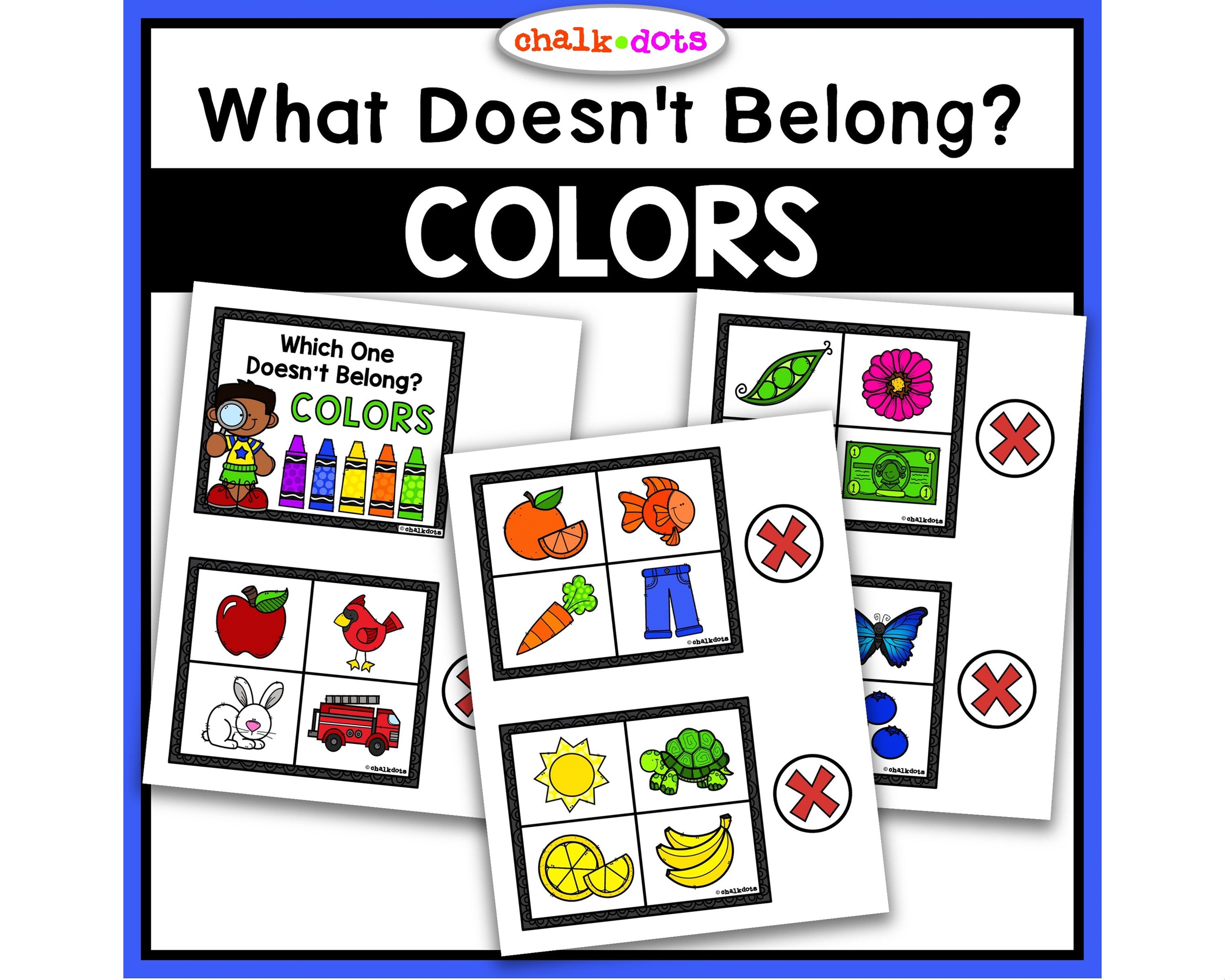 Color Activity, Which Color Doesn't Belong, Color Recognition, What ...