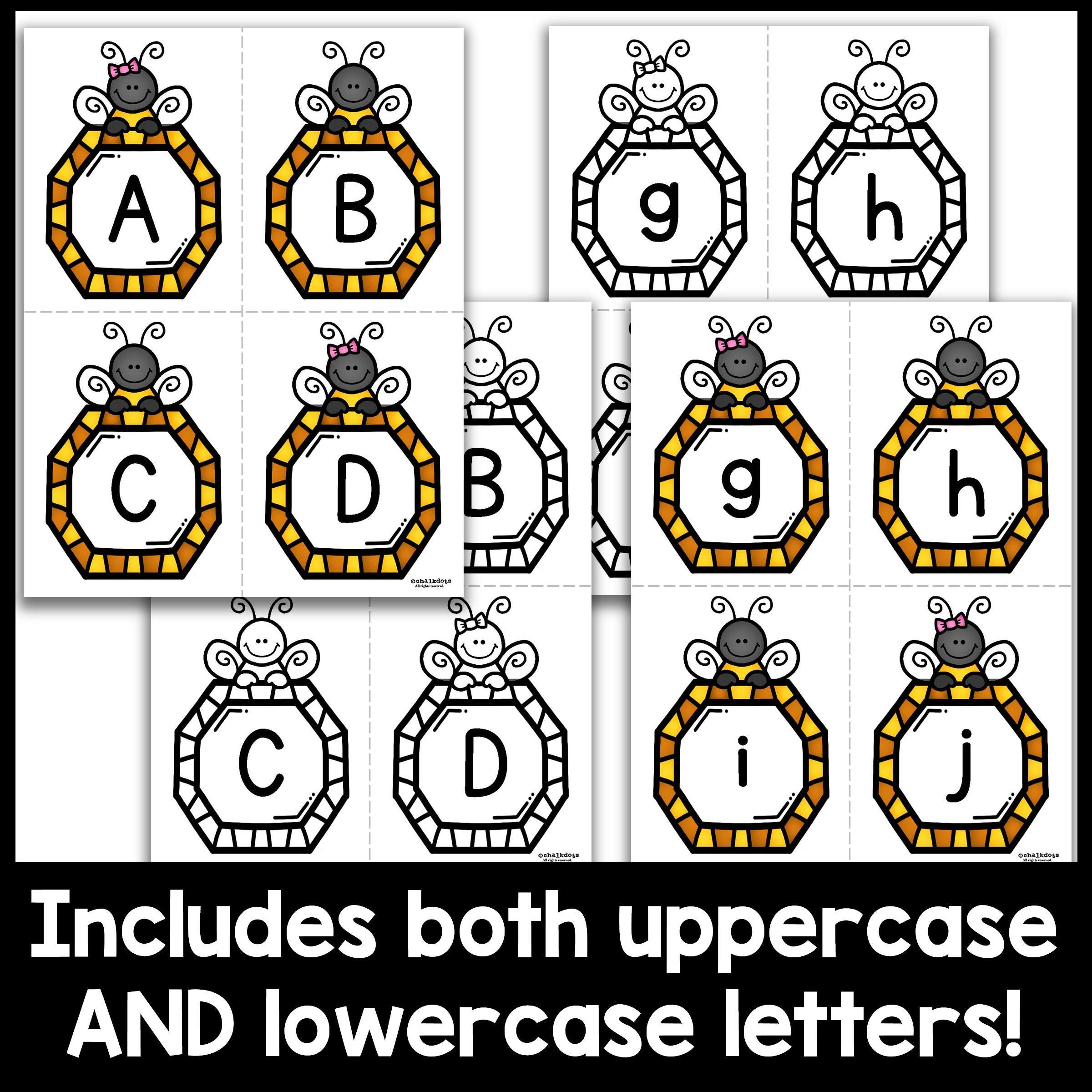 Letters, Numbers, and Shapes Sort, Sorting Activity, Letter Cards ...