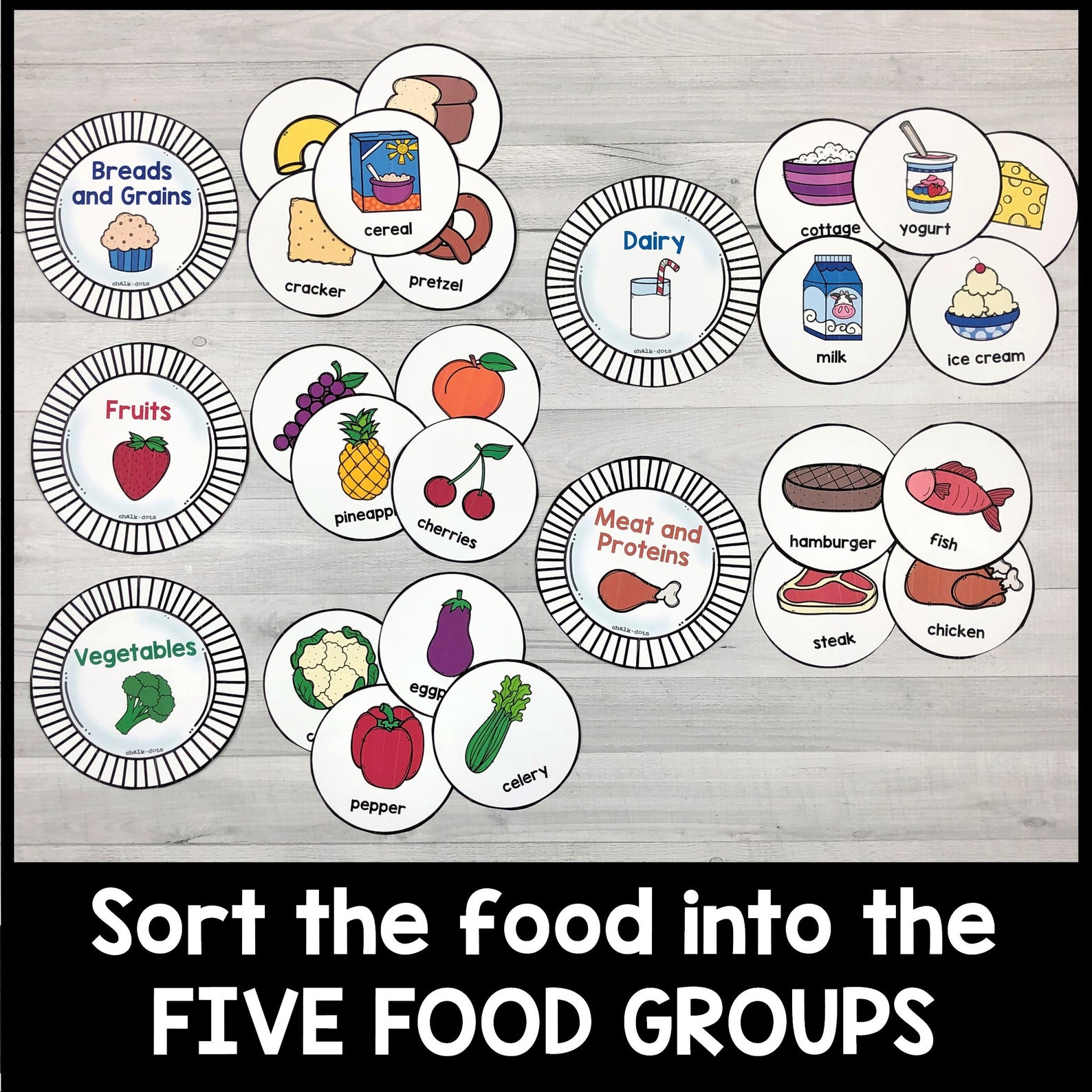 Food Group Sorting, Healthy Vs. Unhealthy Food Sorting, Nutrition ...