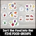 Food Group Sorting, Healthy Vs. Unhealthy Food Sorting, Nutrition ...
