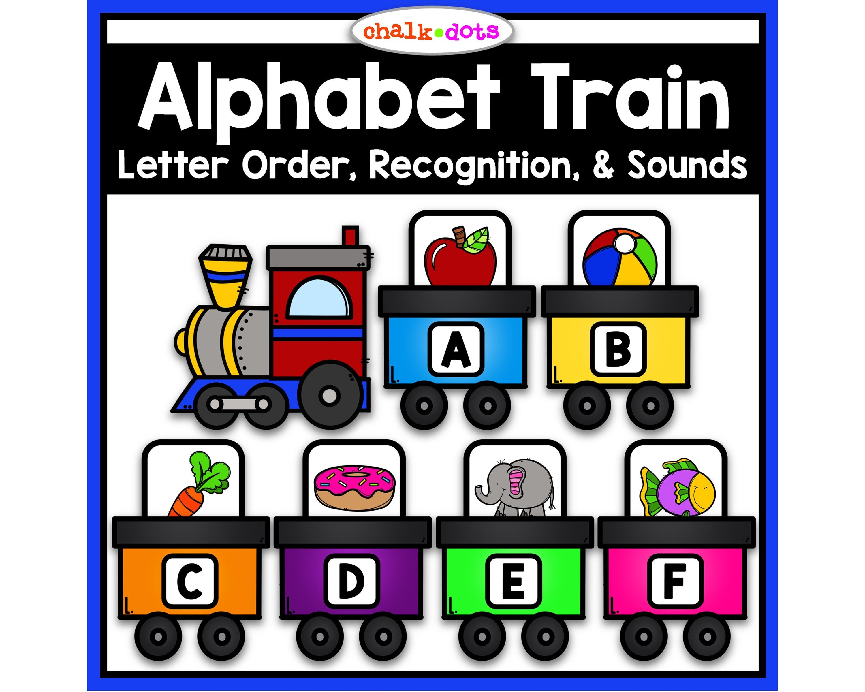 Alphabet Train, Alphabet Activity, Letter Sounds, Letter Recognition ...