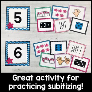 Number Sort, Number Sense, Counting, Subitizing, Flashcards, Math ...