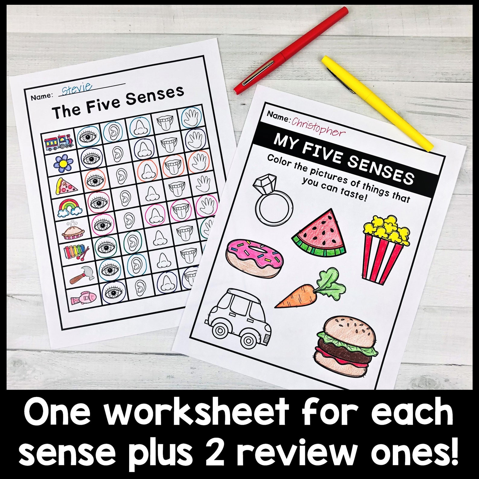 Five Senses Activities, Five Senses Unit, Preschool, Prek, Kindergarten ...