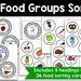 Food Group Sorting, Healthy Vs. Unhealthy Food Sorting, Nutrition ...