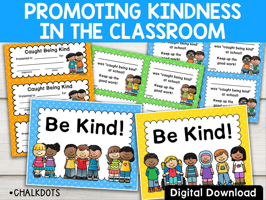 Caught Being Kind Certificates Random Acts of Kindness Cards - Etsy