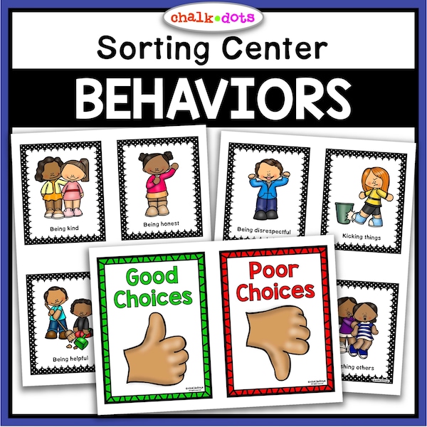 Positive Negative Behavior Chart - Etsy