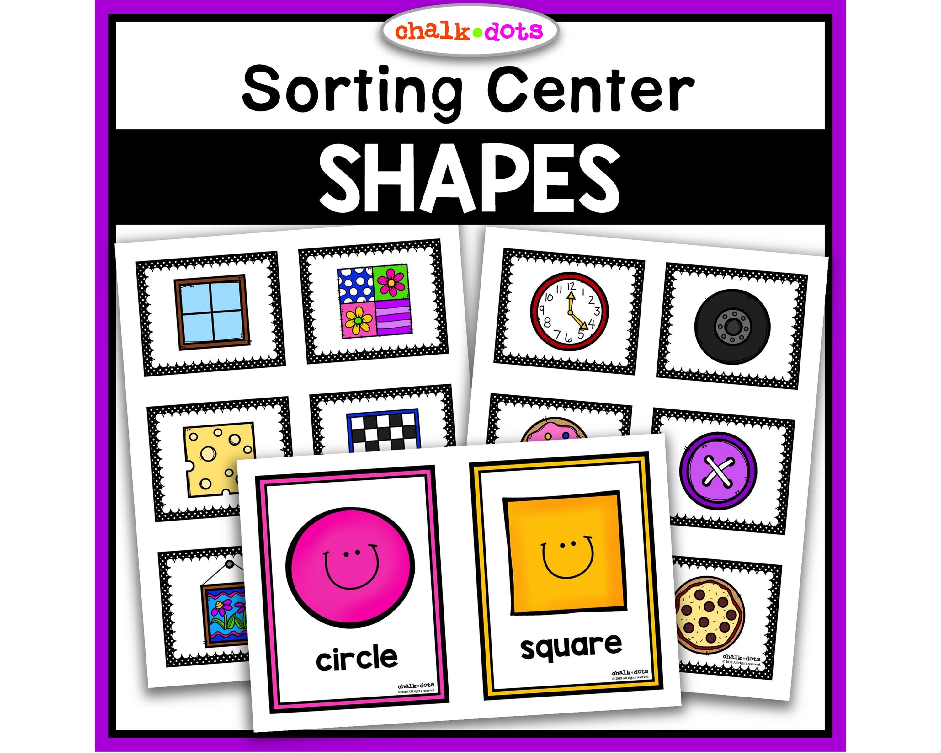 Shape Sorting, Shape Recognition, Sorting Shapes, Preschool, Prek ...