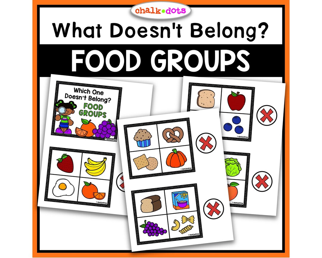 Food Groups, Healthy Eating, Nutrition Activity, Which Food Doesn't ...