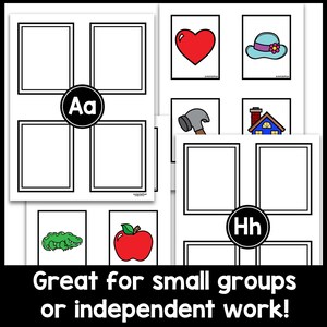 Beginning Sound Sorting Mats, Alphabet Activities, Phonics, Letter ...