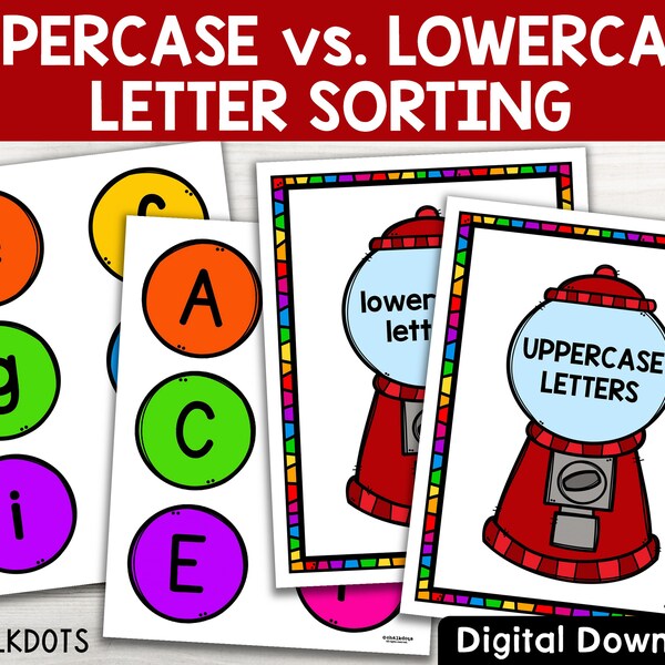 Uppercase and Lowercase Match - Etsy