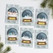 Snow Globe Christmas Card Set - Happy Holidays Card Set - Includes ...