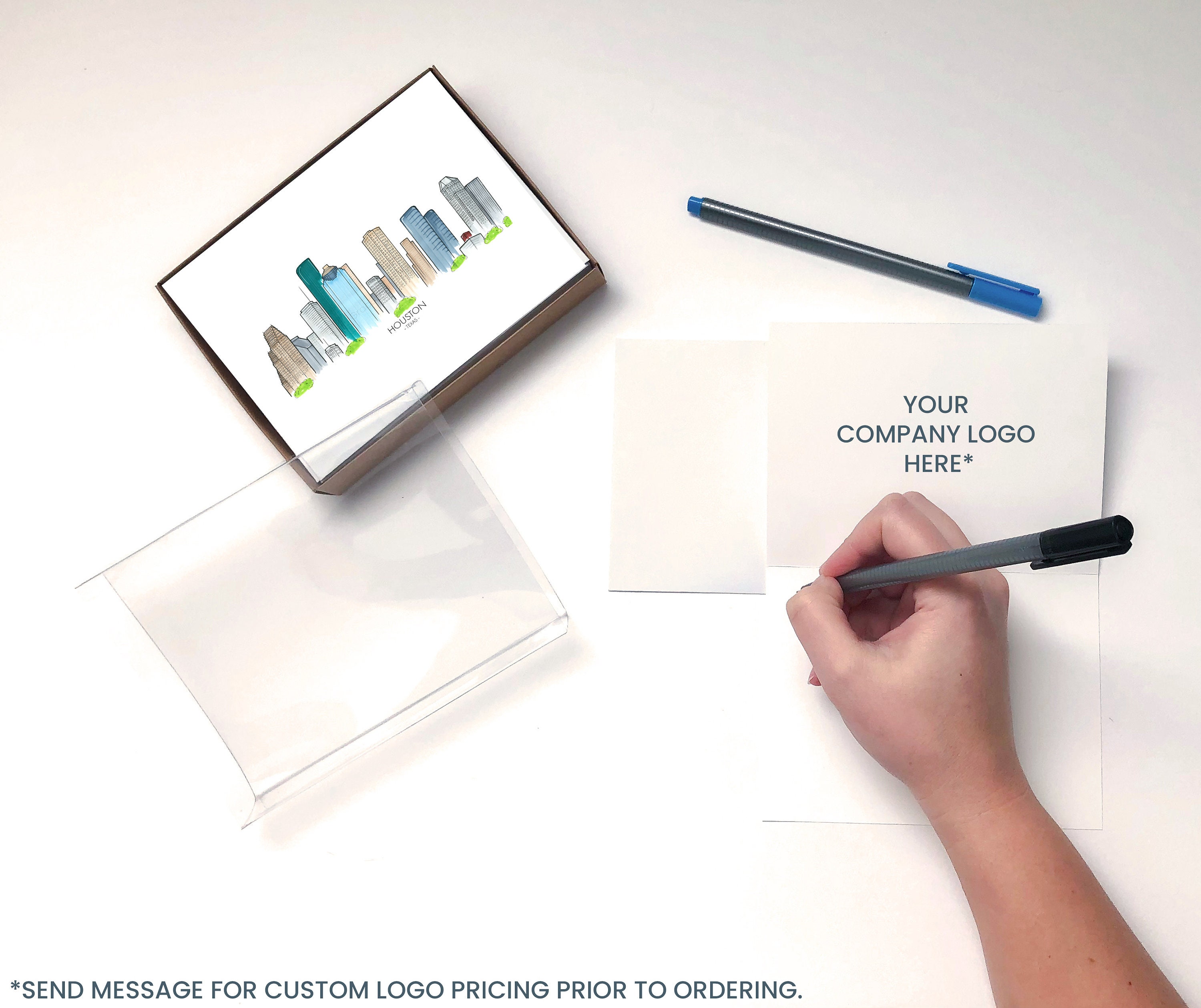 Houston Greeting Card Set With Envelopes - Houston, TX Stationary ...