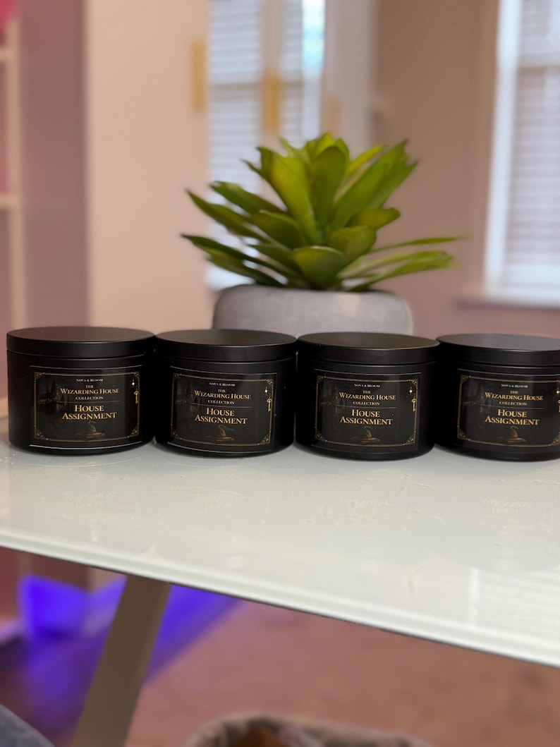 Wizarding House Color Reveal Candle | Bookish Soy Wax Candle - Etsy