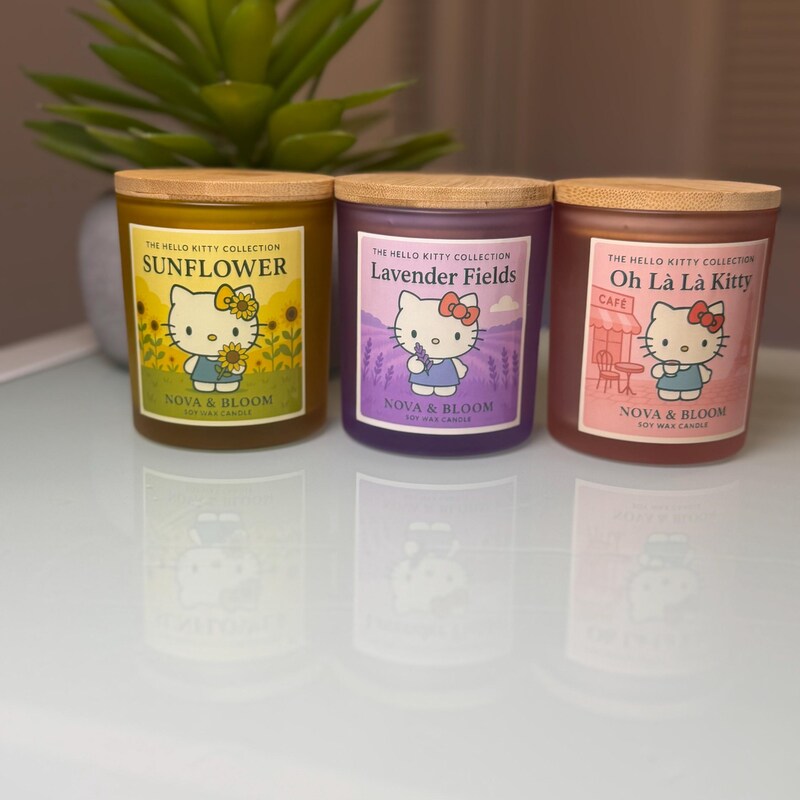 Hello Kittys Candle - Etsy